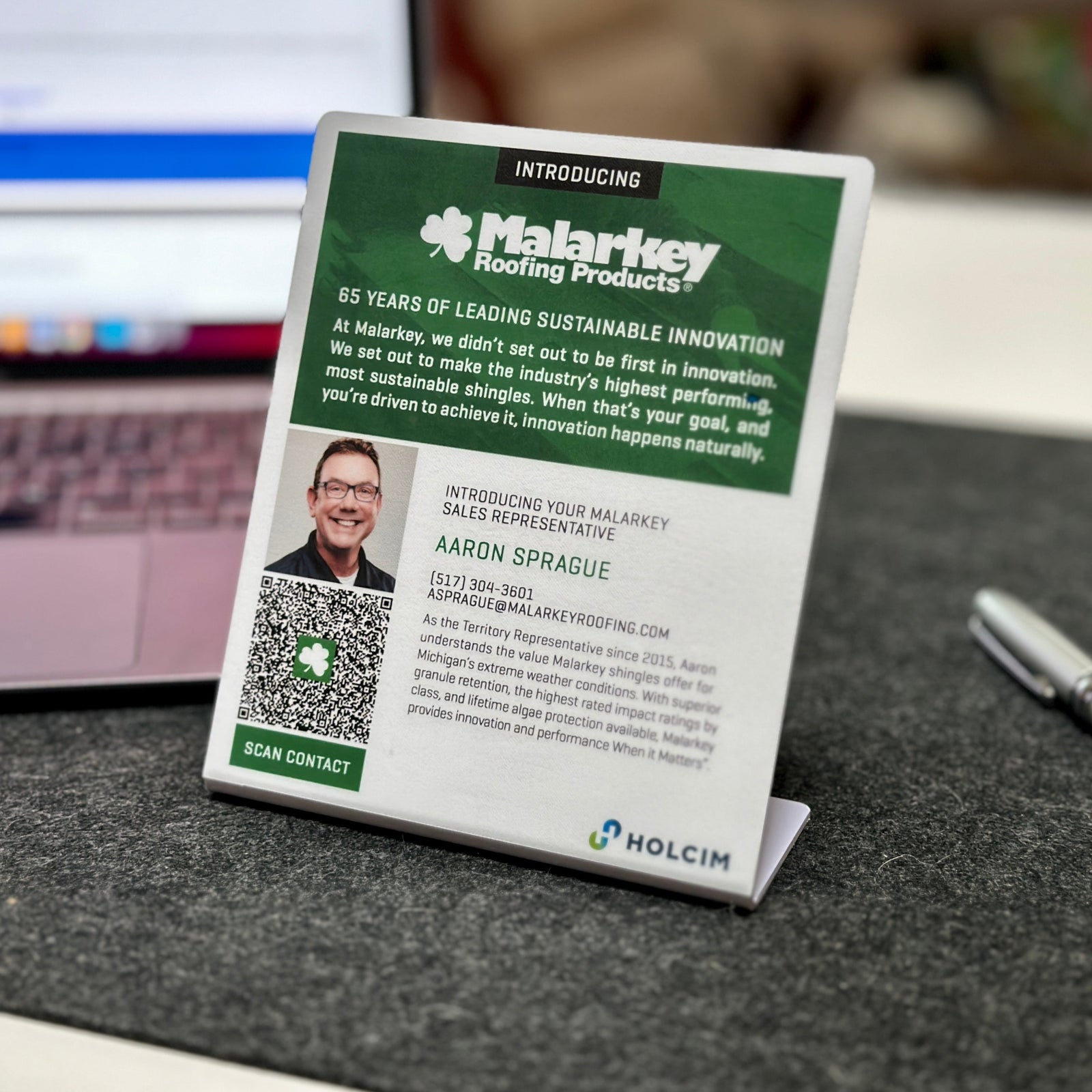 Tap Standup Counter Sign | Upload Your Design | Customize it