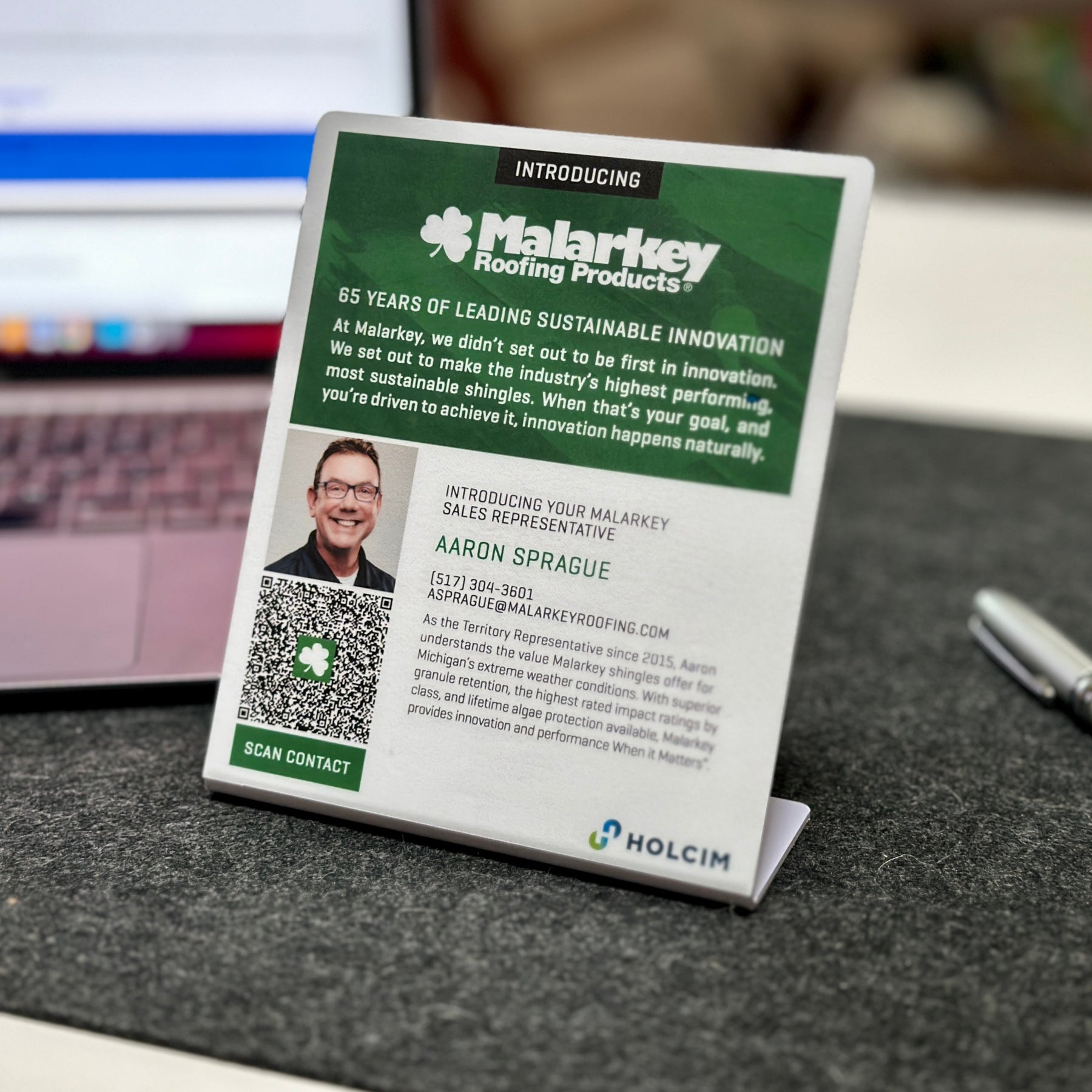 Tap Standup Counter Sign | Upload Your Design | Customize it