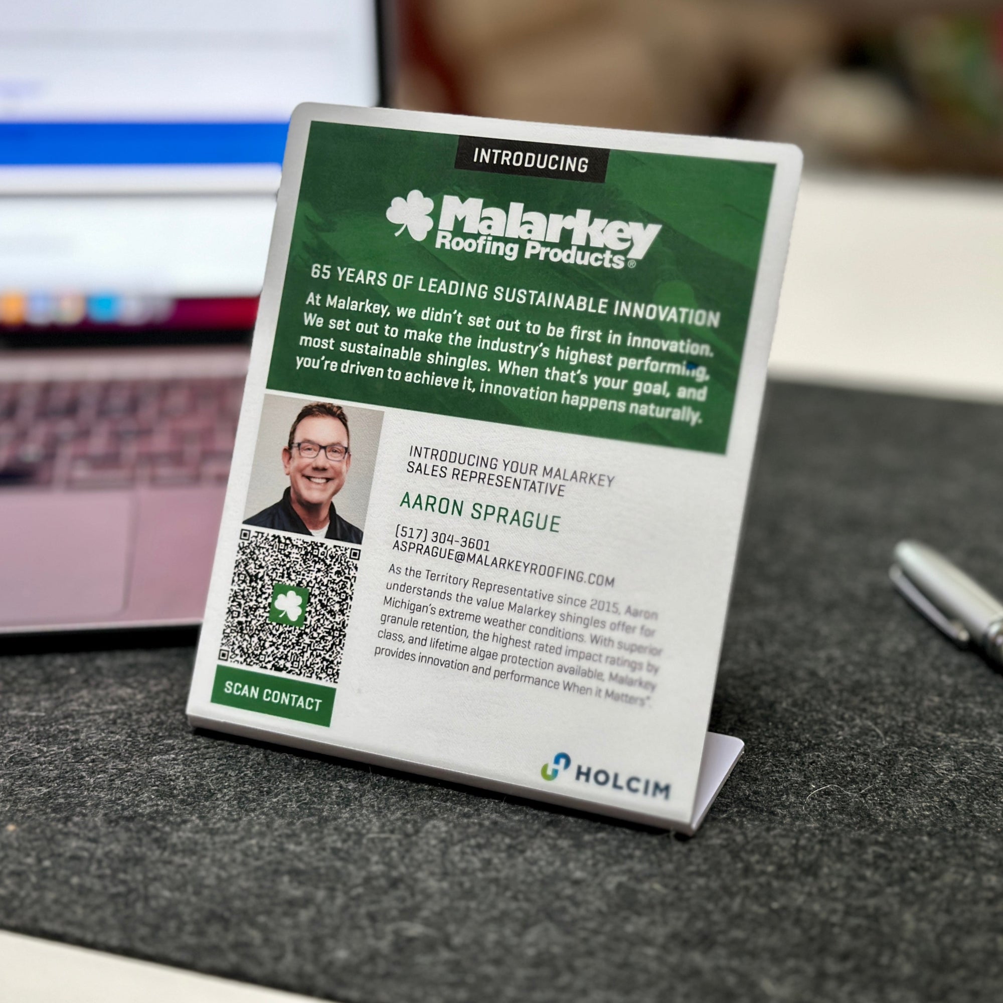 Custom Tap Standup Counter Sign | Link to Review Site | Upload Your ...