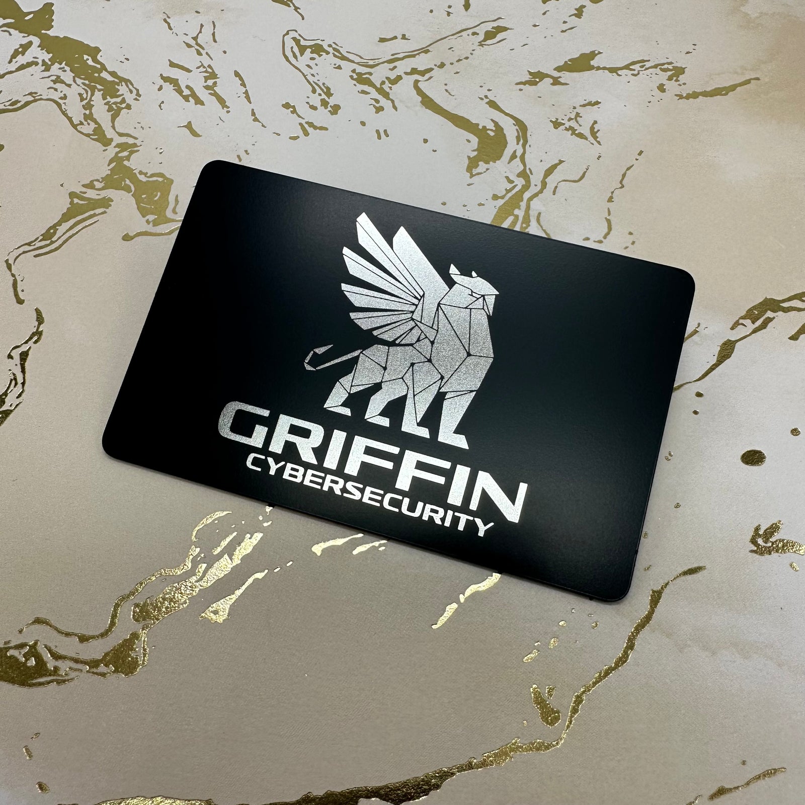 Black Steel Tap Digital Business Card | Custom Made | Free Shipping