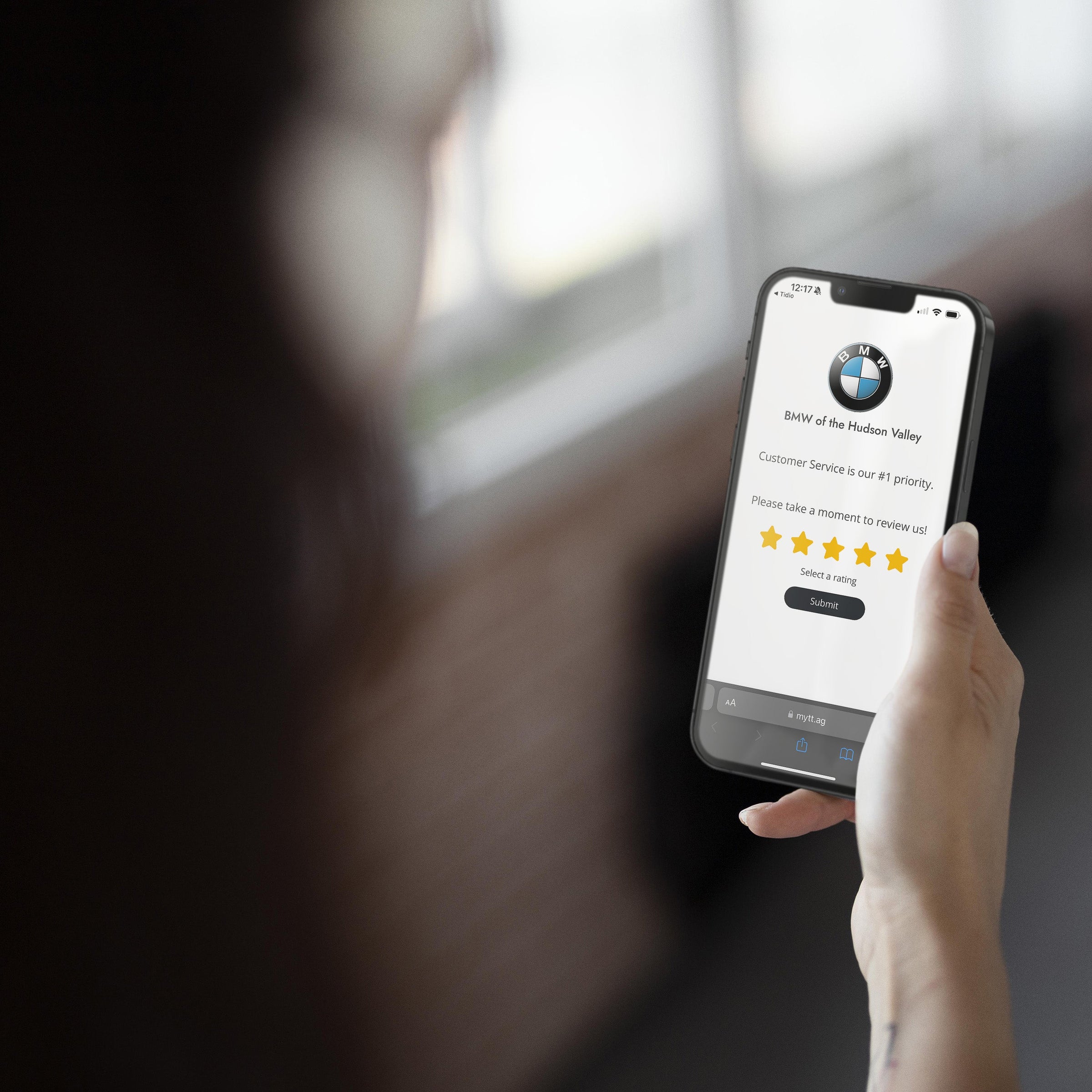 Tap Google Review Window Sticker | Printed on Both Sides | Get Reviews
