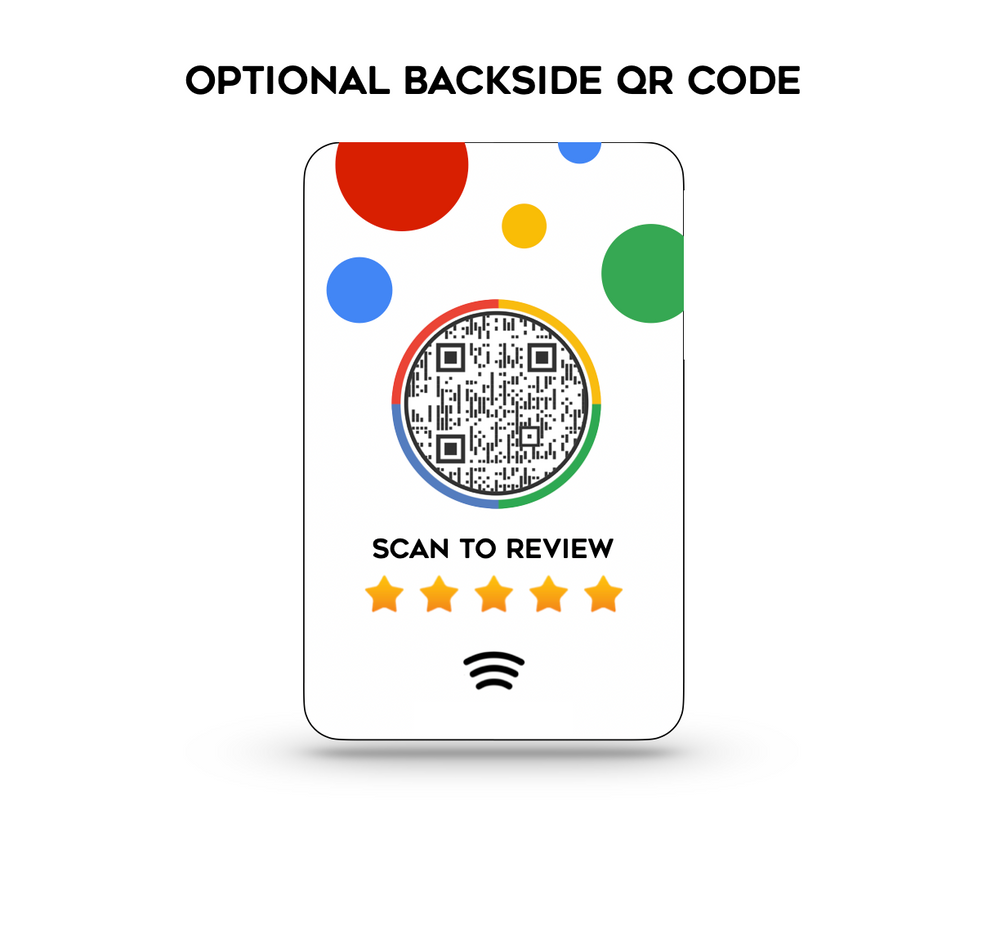 Tap Tag Review Card | Google, Trustpilot, TripAdvisor Reviews | 5-Star