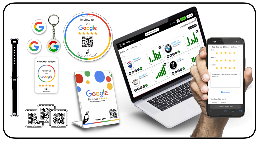 Tap Tag Pricing | Digital Business Card & Review Capture Software