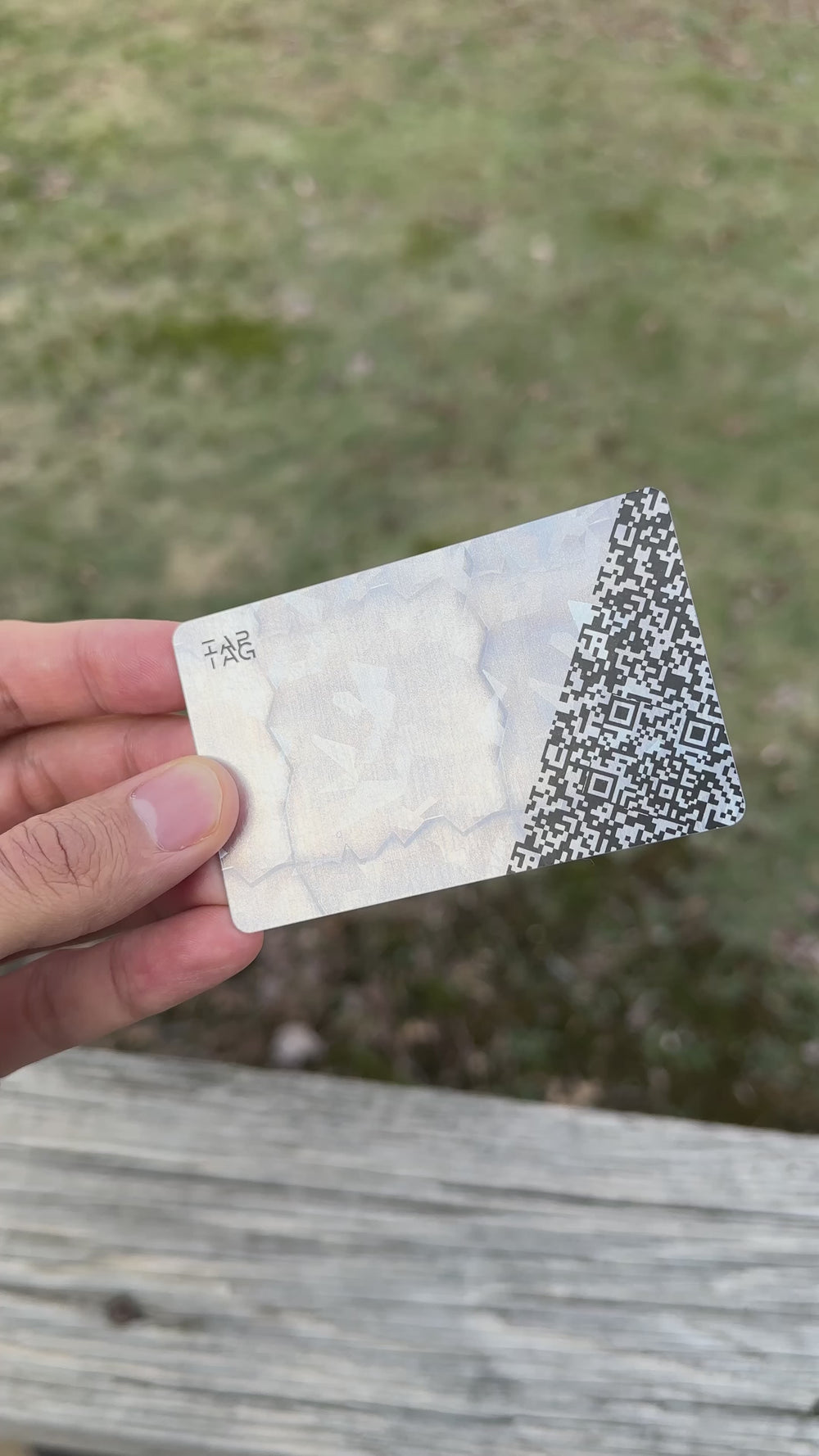 Tap Tag Starter NFC Card | Tap Business Cards with QR Code