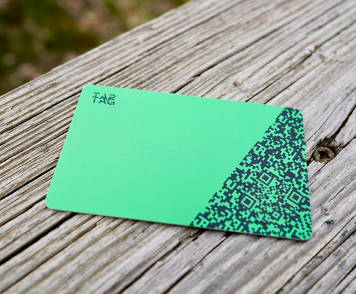 Tap Tag Starter NFC Card | Tap Business Cards with QR Code
