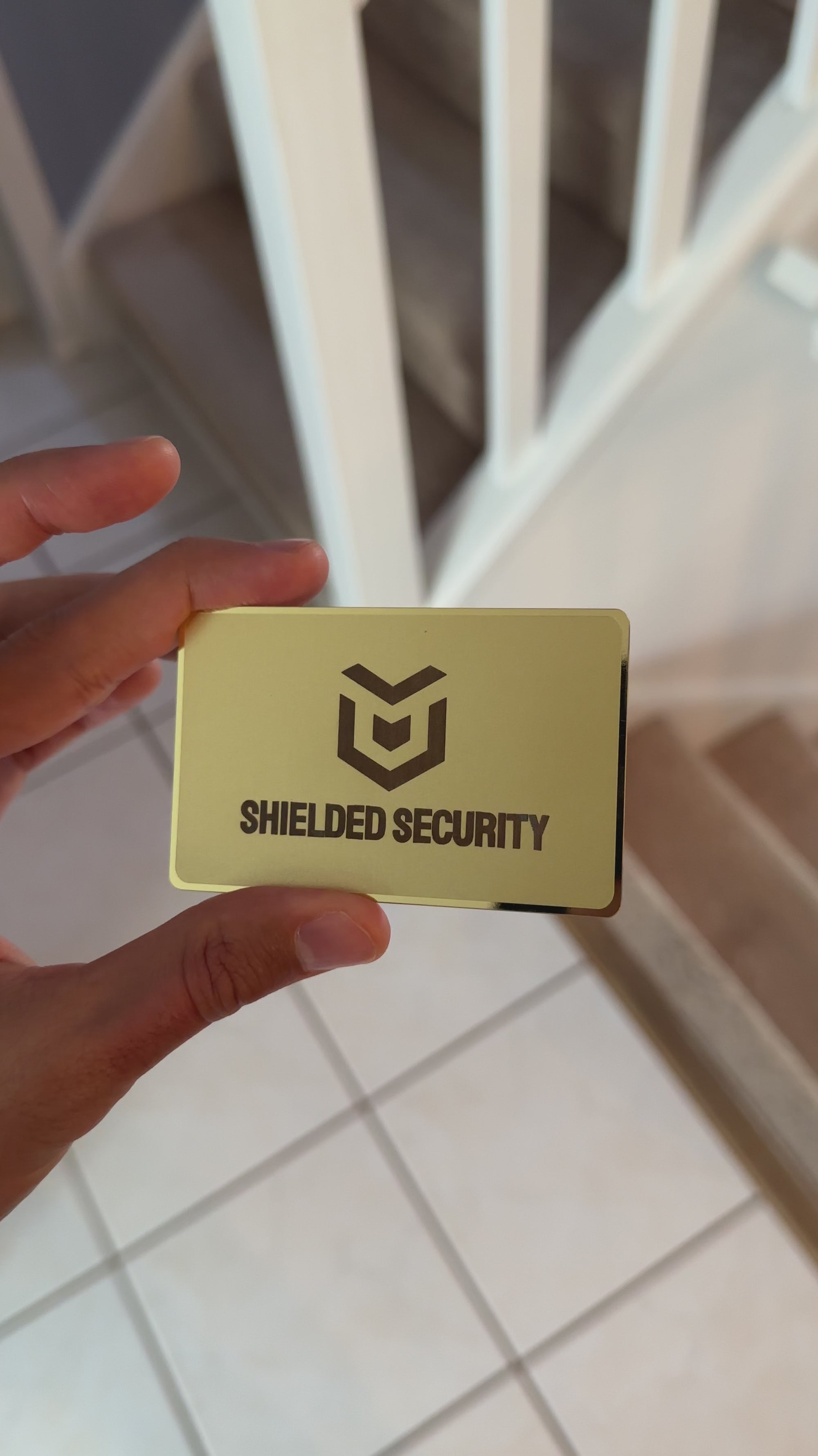 Gold Plated Steel | Tap-to-share NFC Business Card | Tap Tag