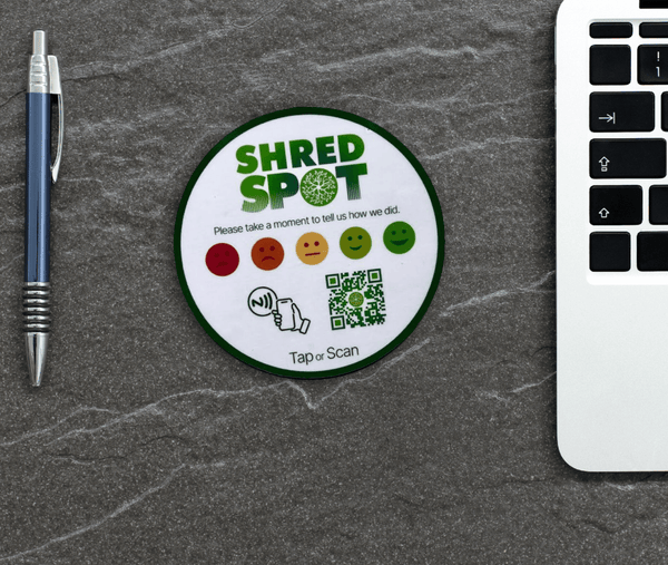 Tap Tag Counter NFC Sign | Large Tap Sign | Sticky NFC Signs